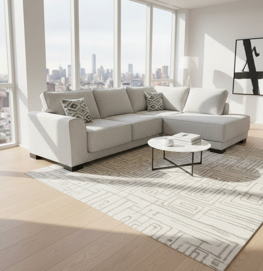 LUMA - Modern Contemporary Sectional With Deep Seating (Custom)